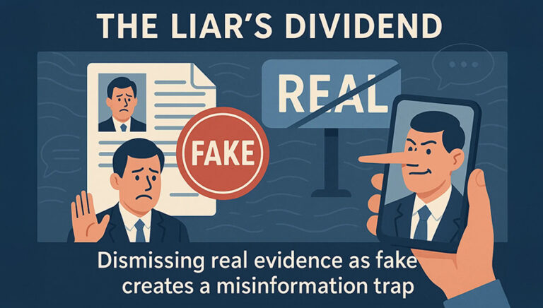 What Is the Liar's Dividend? Inside a Modern Misinformation Trap